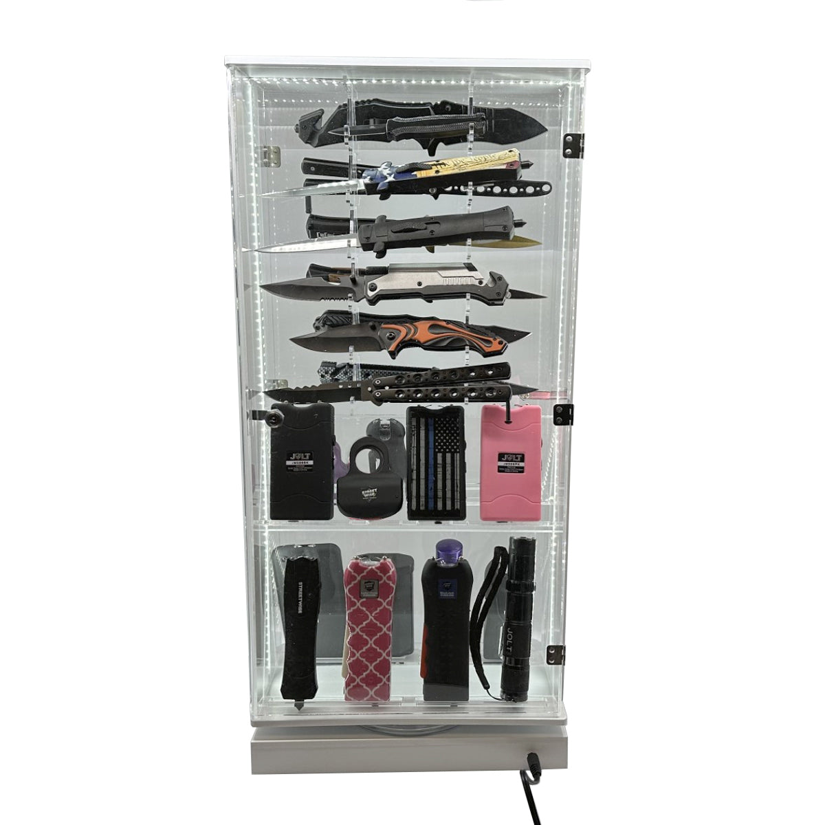 Streetwise 2 Sided Rotating LED Display with 12 Standard Knives and 16 ...