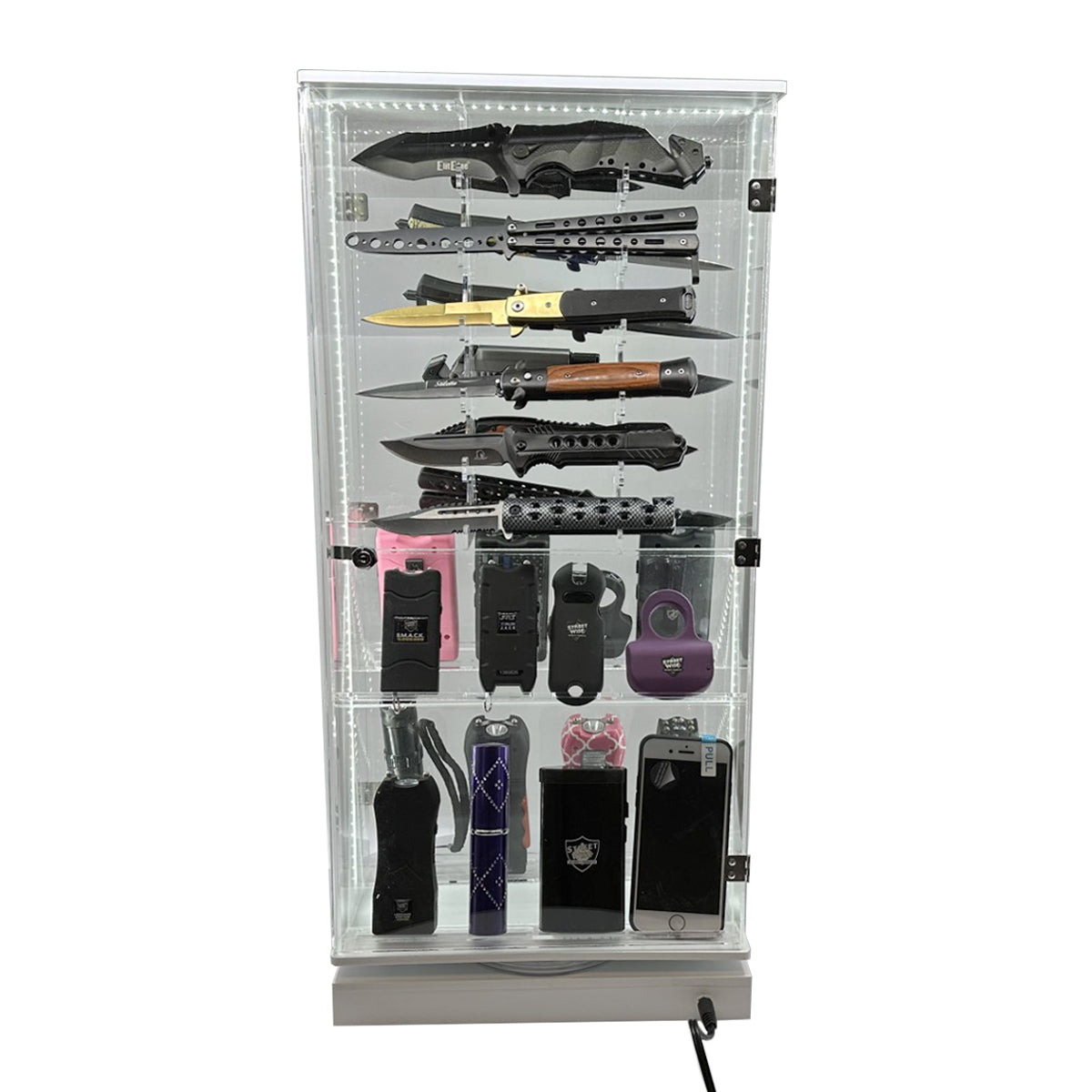 Streetwise 2 Sided Rotating LED Display with 12 Standard Knives and 16 ...