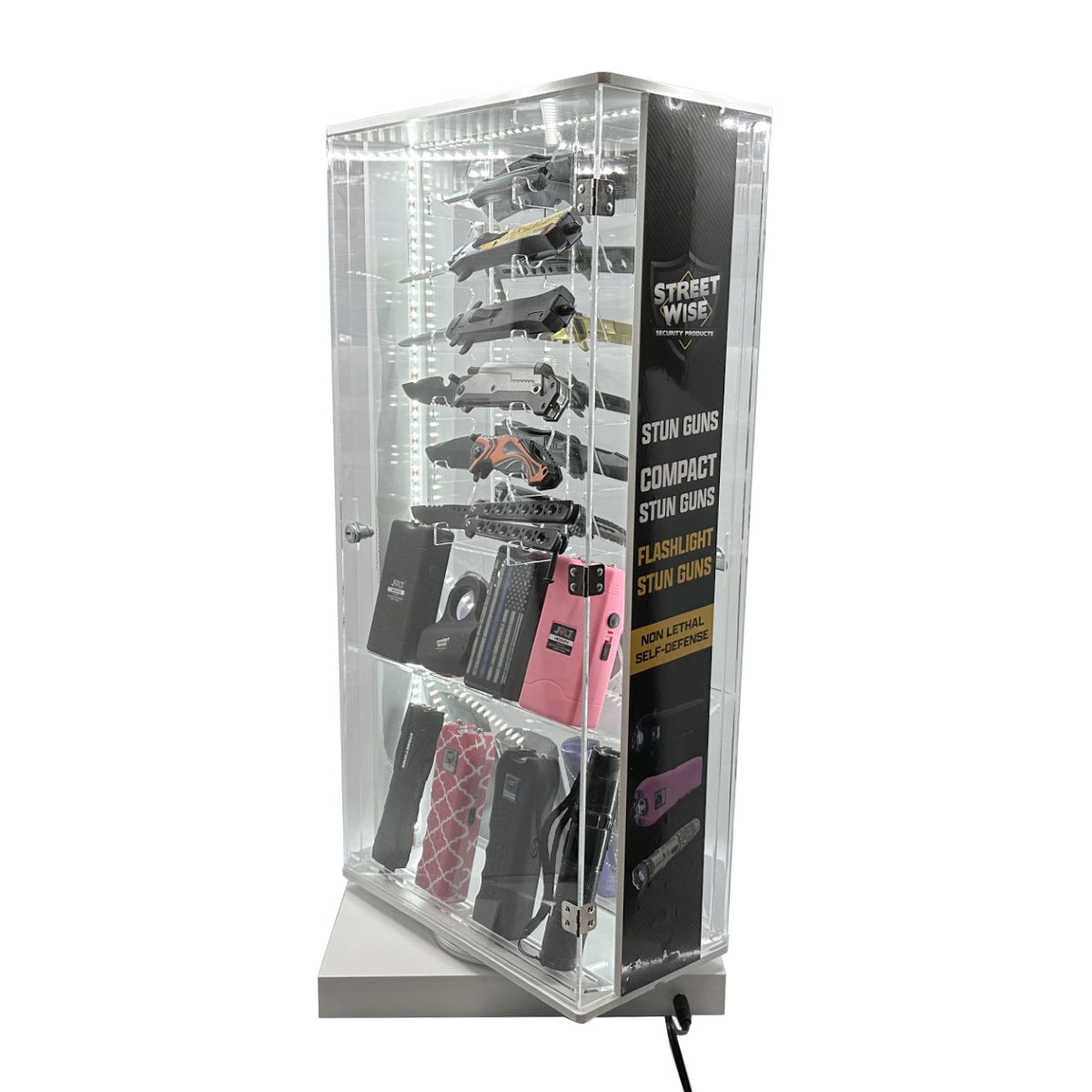 Streetwise 2 Sided Rotating LED Display with 12 Standard Knives and 16 ...