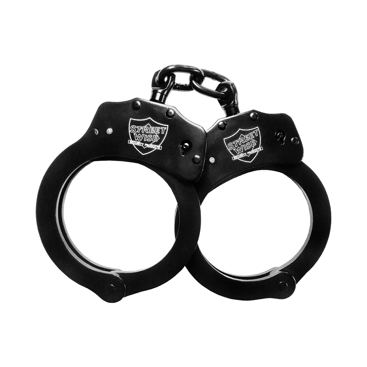 Streetwise Black Solid Steel Handcuffs – Streetwise Security Products