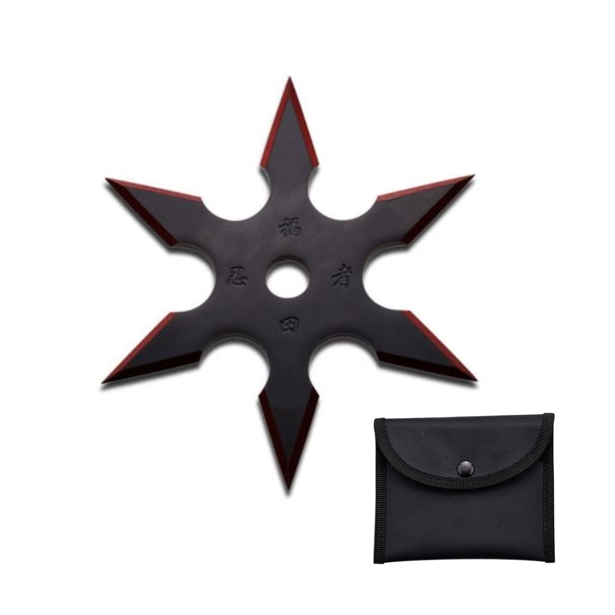 4-INCH 6 Points Throwing Star with Pouch – Streetwise Security Products